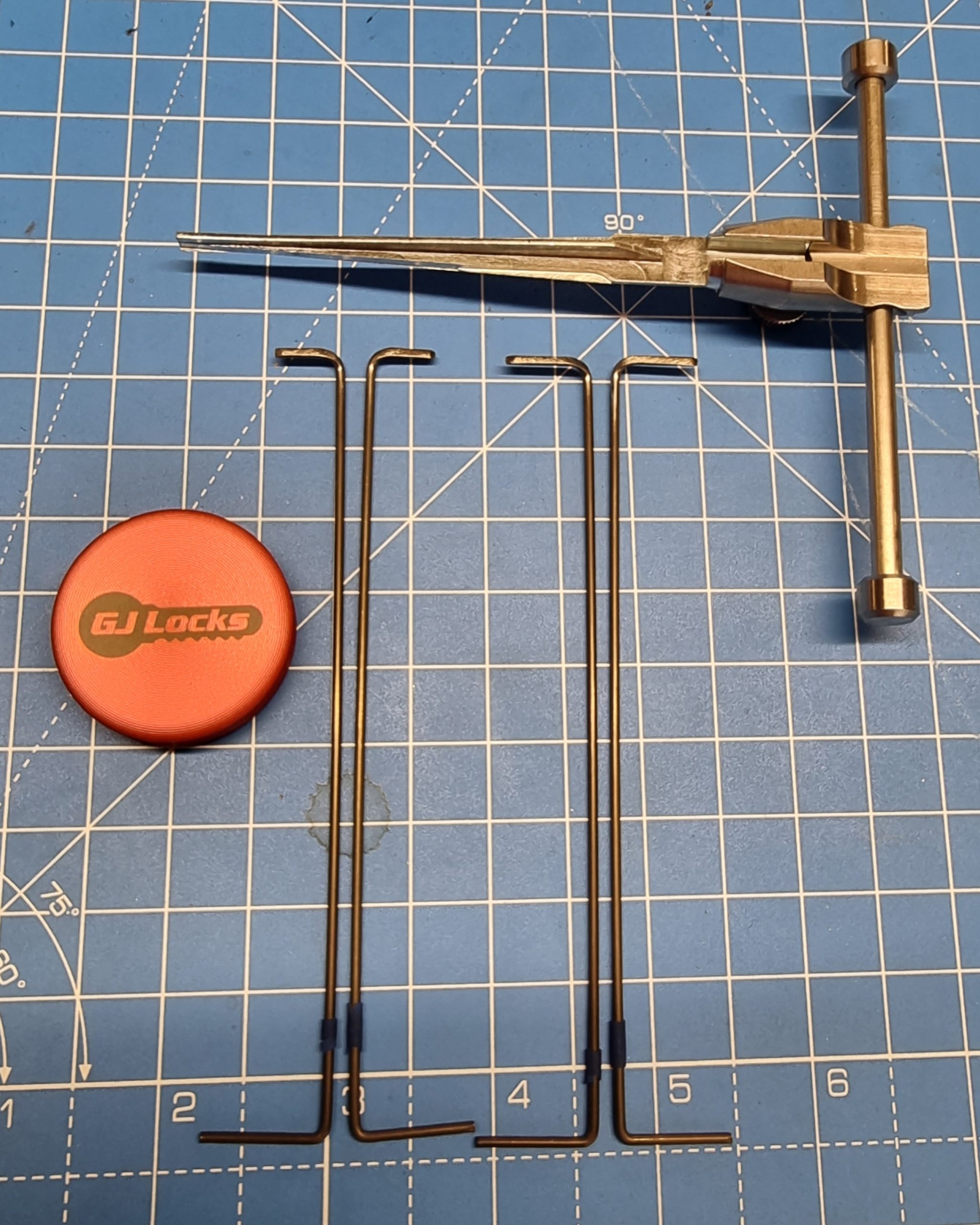 MG Stubby Curtain Pick set - GJ Locks Locksmith Tools